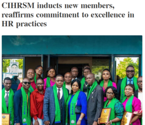 CHARTERED INSTITUTE OF HUMAN RESOURCESAND STRATEGIC MANAGEMENT